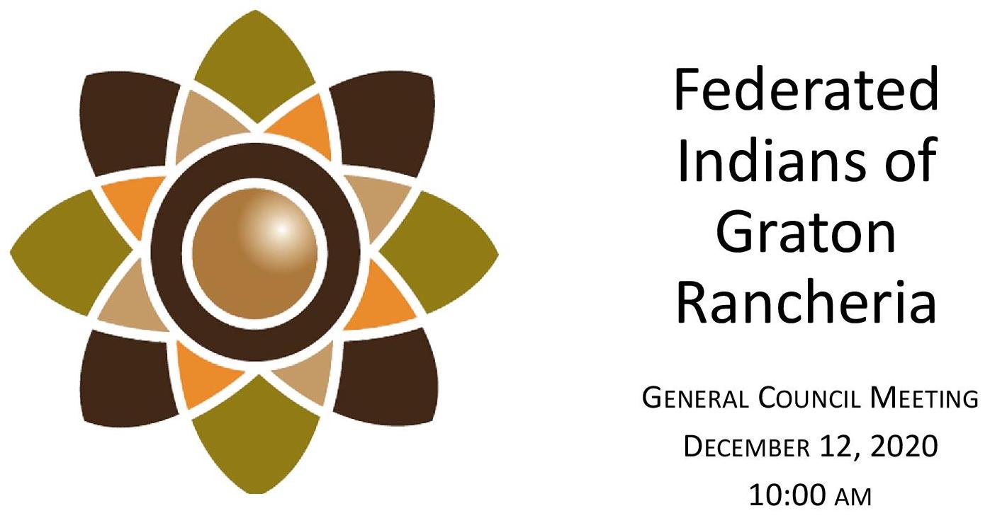 General Council Meeting | Federated Indians Graton Rancheria
